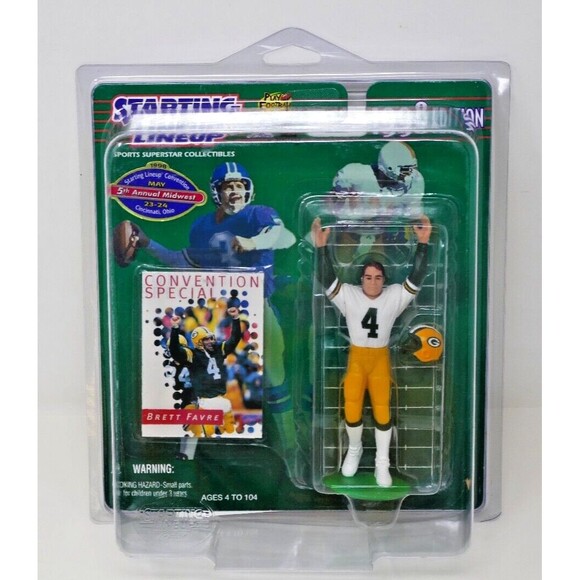 Starting Lineup | Toys | Starting Lineup 998 Brett Favre Green Bay ...